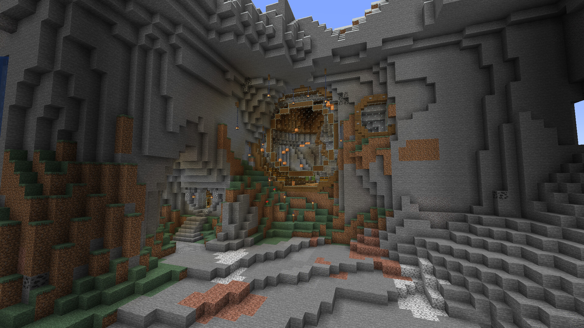 My Mountain Base Template Minecraft Map