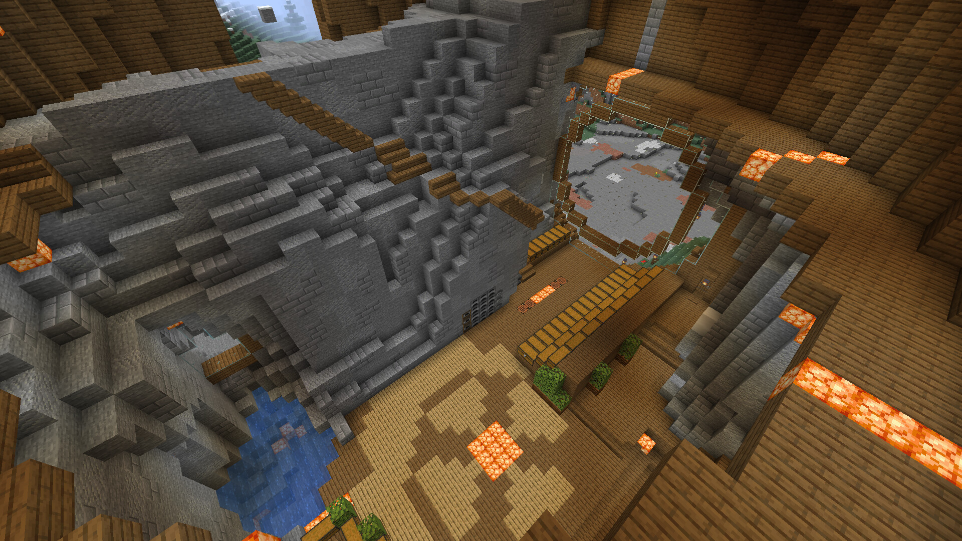 My Mountain Base Template Minecraft Map