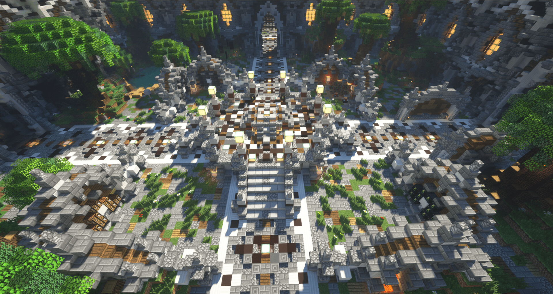 Free Download Medieval & Nature Minecraft Faction Spawn Minecraft Map