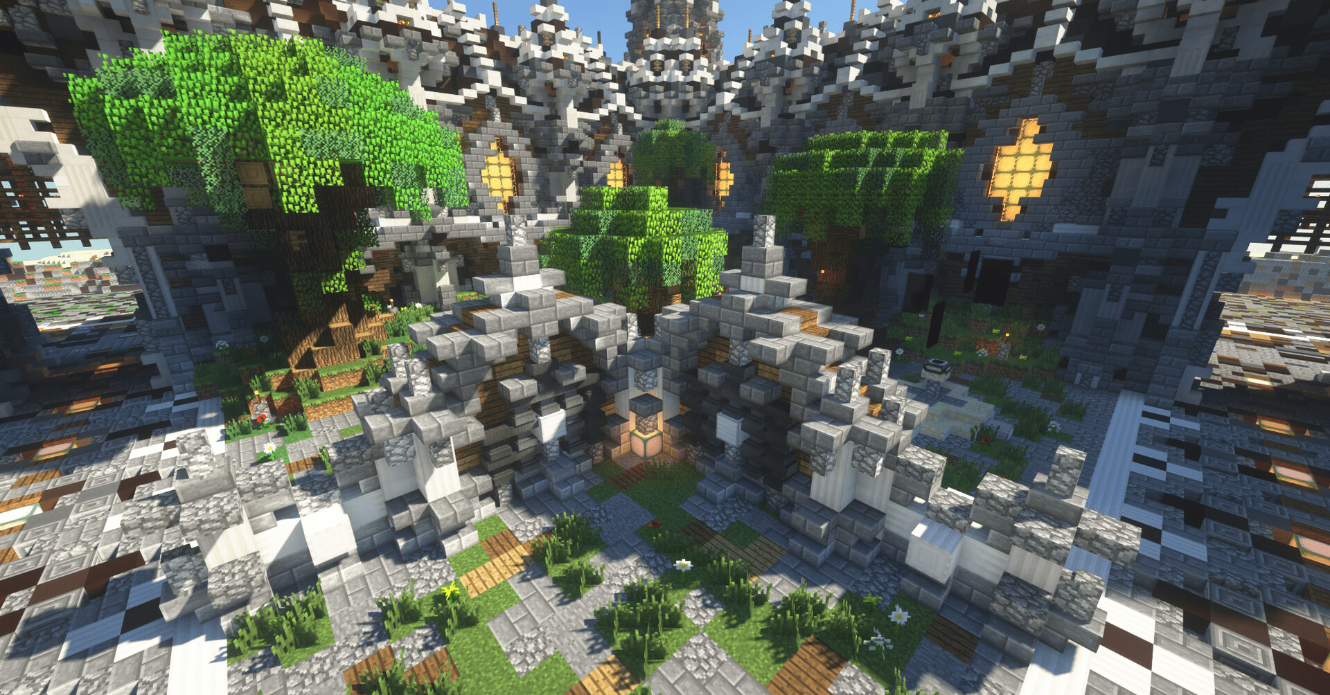 Free Download Medieval & Nature Minecraft Faction Spawn Minecraft Map