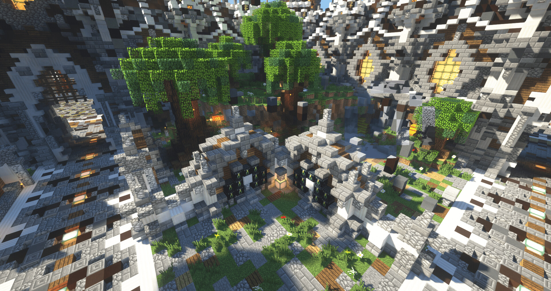 Free Download Medieval & Nature Minecraft Faction Spawn Minecraft Map