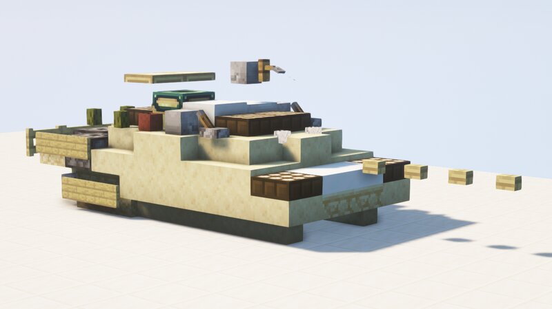 FV4034 Challenger 2 MBT - 1:1 Scale (version 2) Minecraft Map