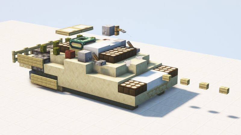 FV4034 Challenger 2 MBT - 1:1 Scale (version 2) Minecraft Map