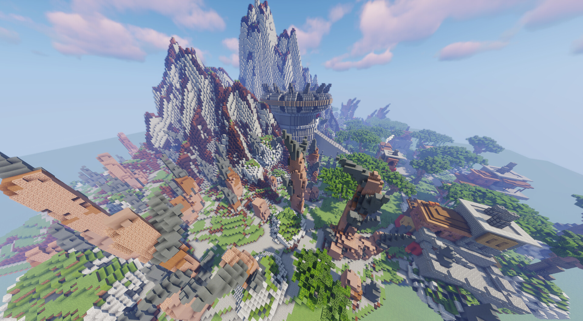 Mt.Boulder Isle Aka Rock Gym (Commissioned by MagmaBuilds) Minecraft Map