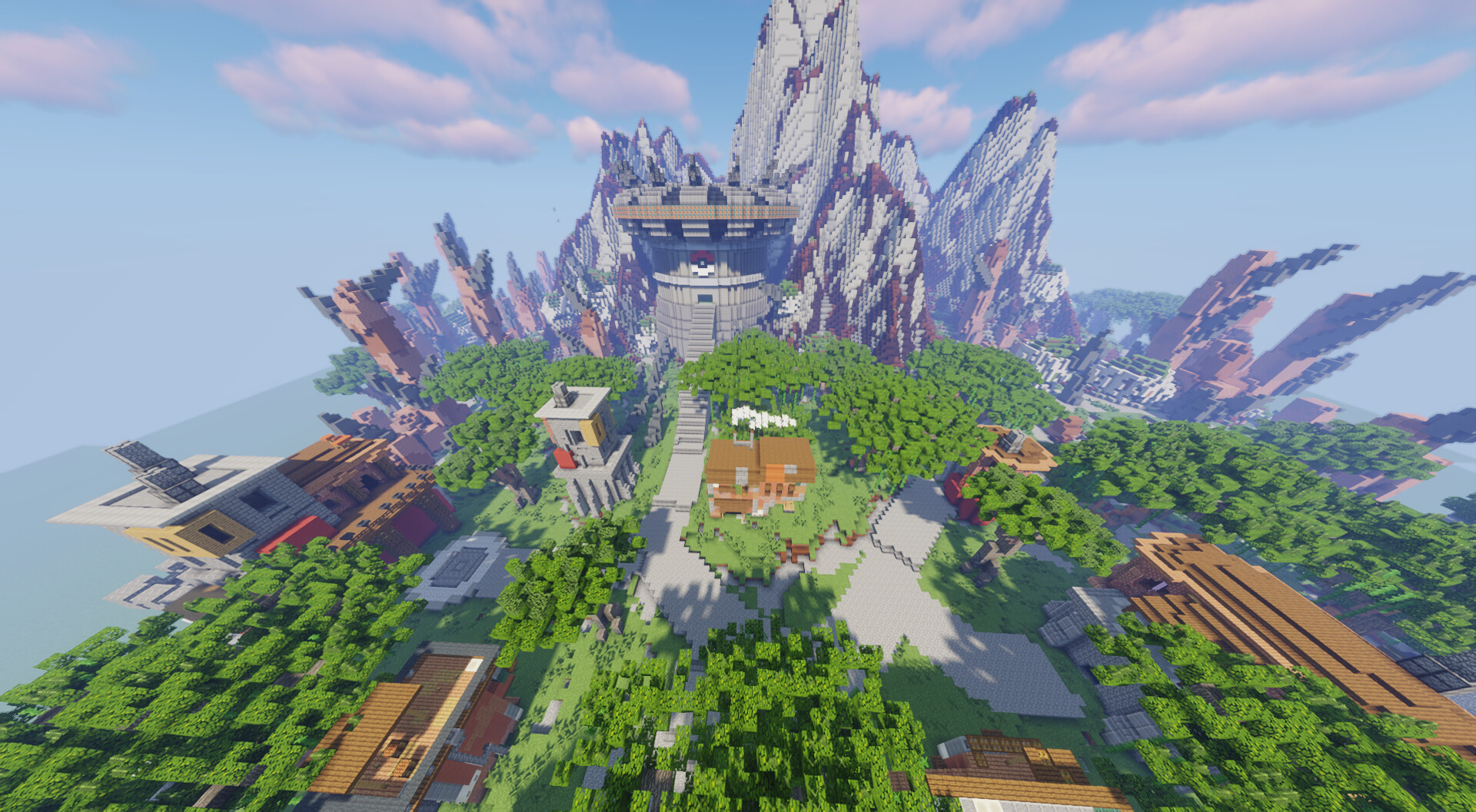 Mt.Boulder Isle Aka Rock Gym (Commissioned by MagmaBuilds) Minecraft Map