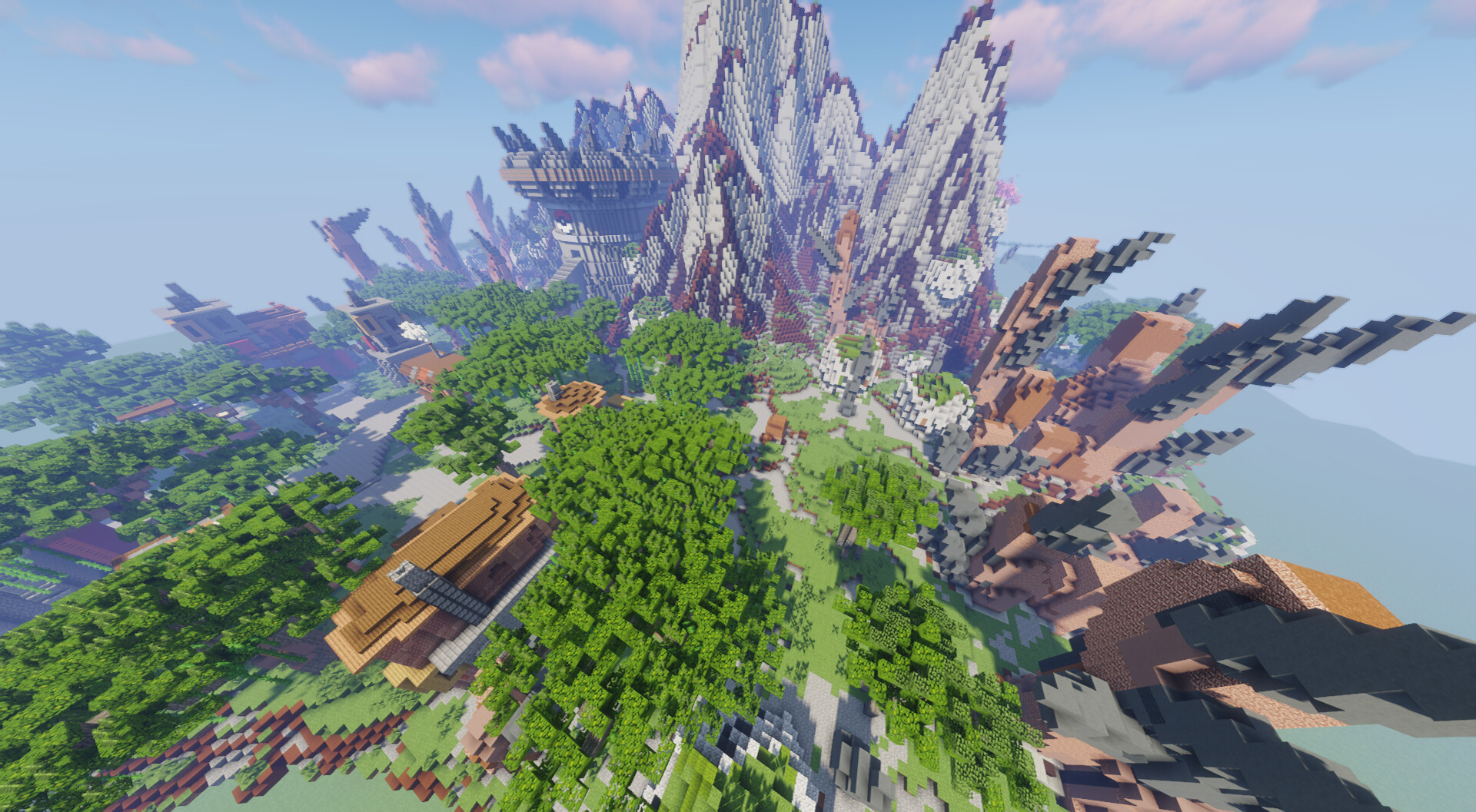 Mt.Boulder Isle Aka Rock Gym (Commissioned by MagmaBuilds) Minecraft Map