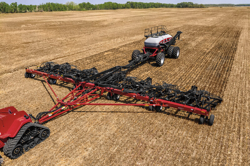 Case Ih, Flex Hoe 900 Air Drill. With Precision Air 4955 air cart [With ...