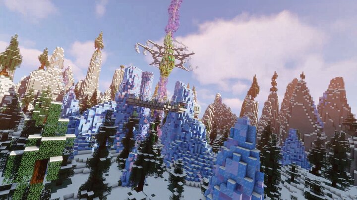 Magic Crystal Base Minecraft Map