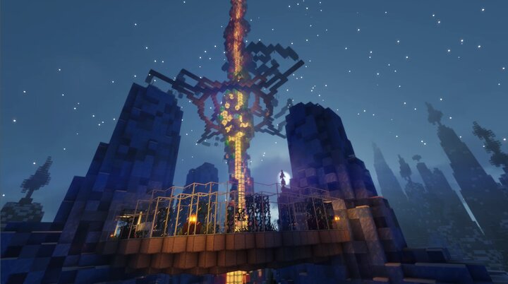 Magic Crystal Base Minecraft Map