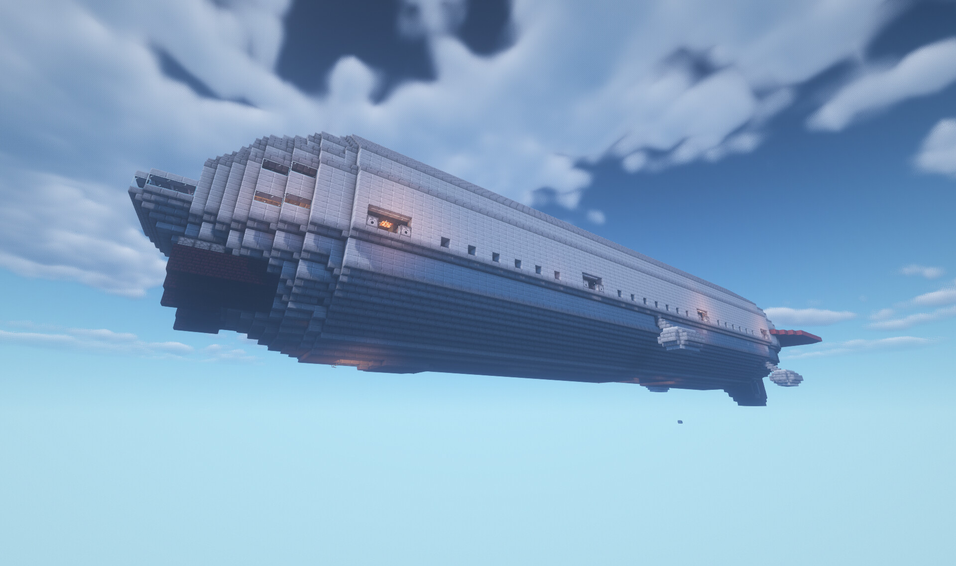 Movecraft Air Warship - Sovereign (Behemoth Refit) Minecraft Map