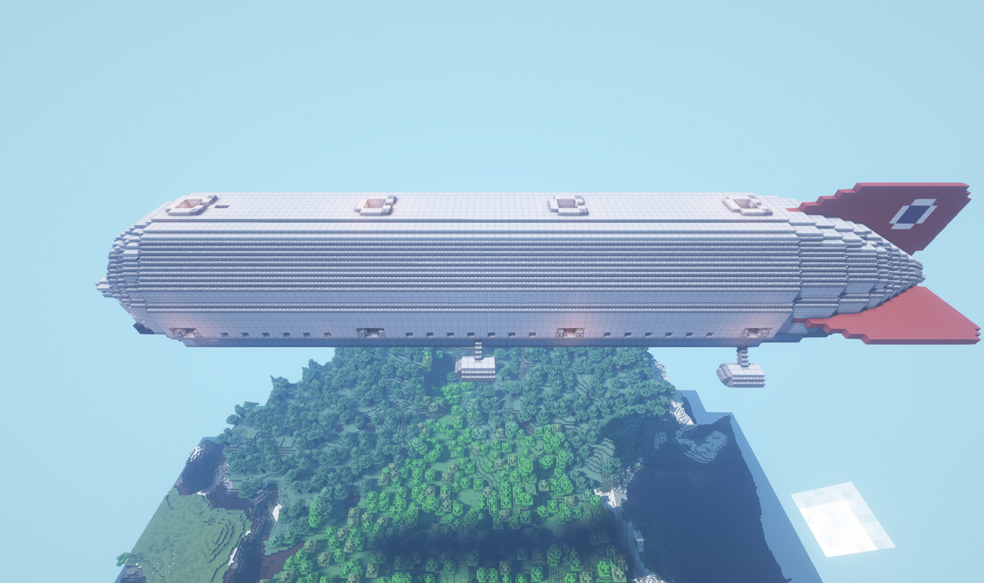 Movecraft Air Warship - Sovereign (Behemoth Refit) Minecraft Map