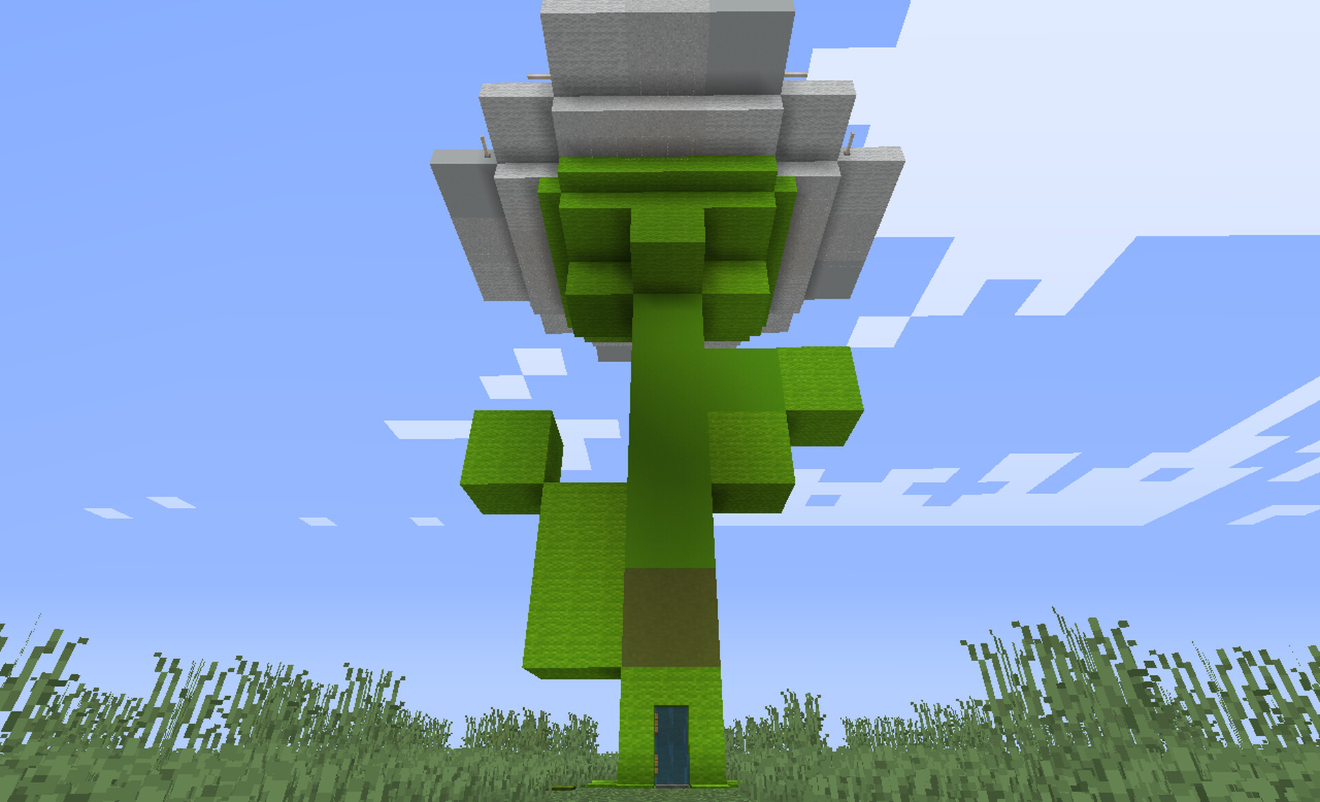 Bee on a Daisy House Minecraft Map