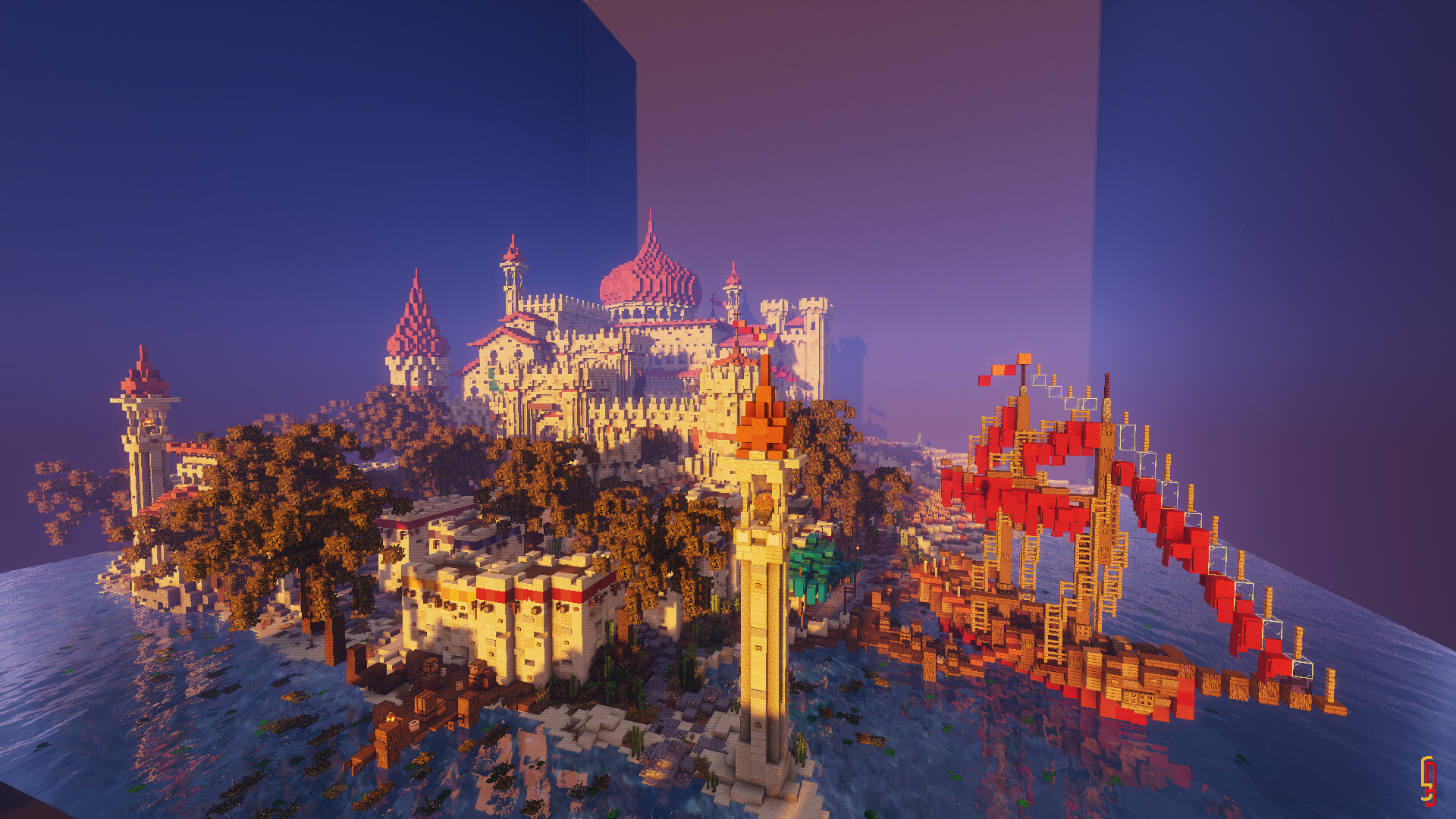 Al-Khadir - A middle eastern inspired fantasy village. Minecraft Map