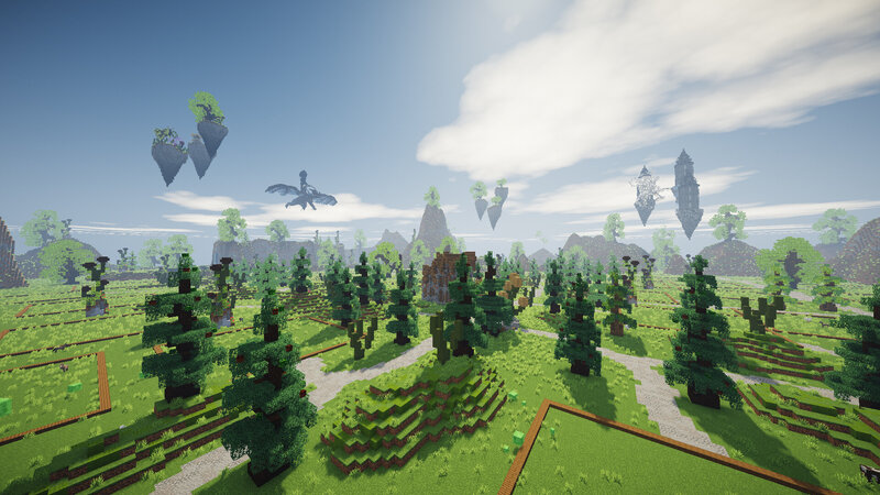 🌻 Plot World - Survival / Creative 🌻 Minecraft Map