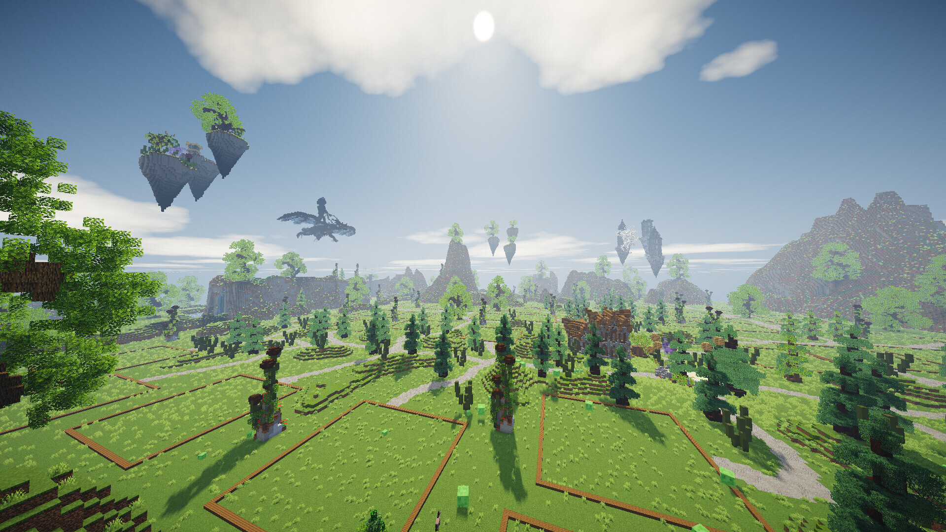 🌻 Plot World - Survival / Creative 🌻 Minecraft Map