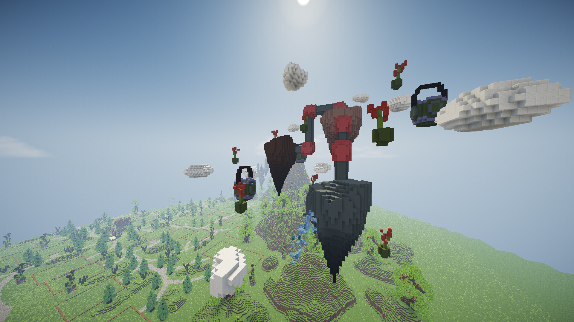 🌻 Plot World - Survival / Creative 🌻 Minecraft Map