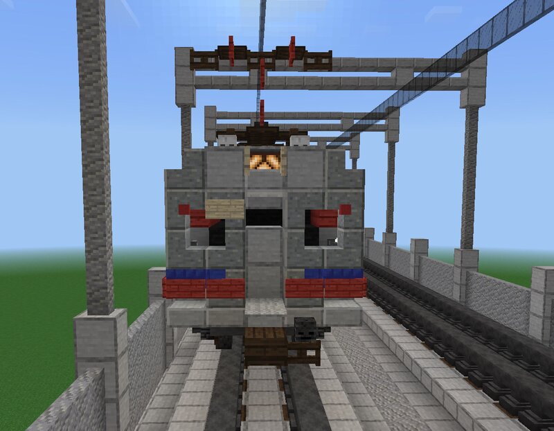 [1.5:1] CPTM Budd Mafersa 1400 Series Commuter Train Minecraft Map