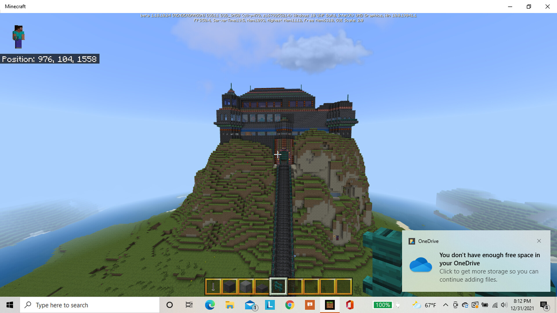 Current build Minecraft Map