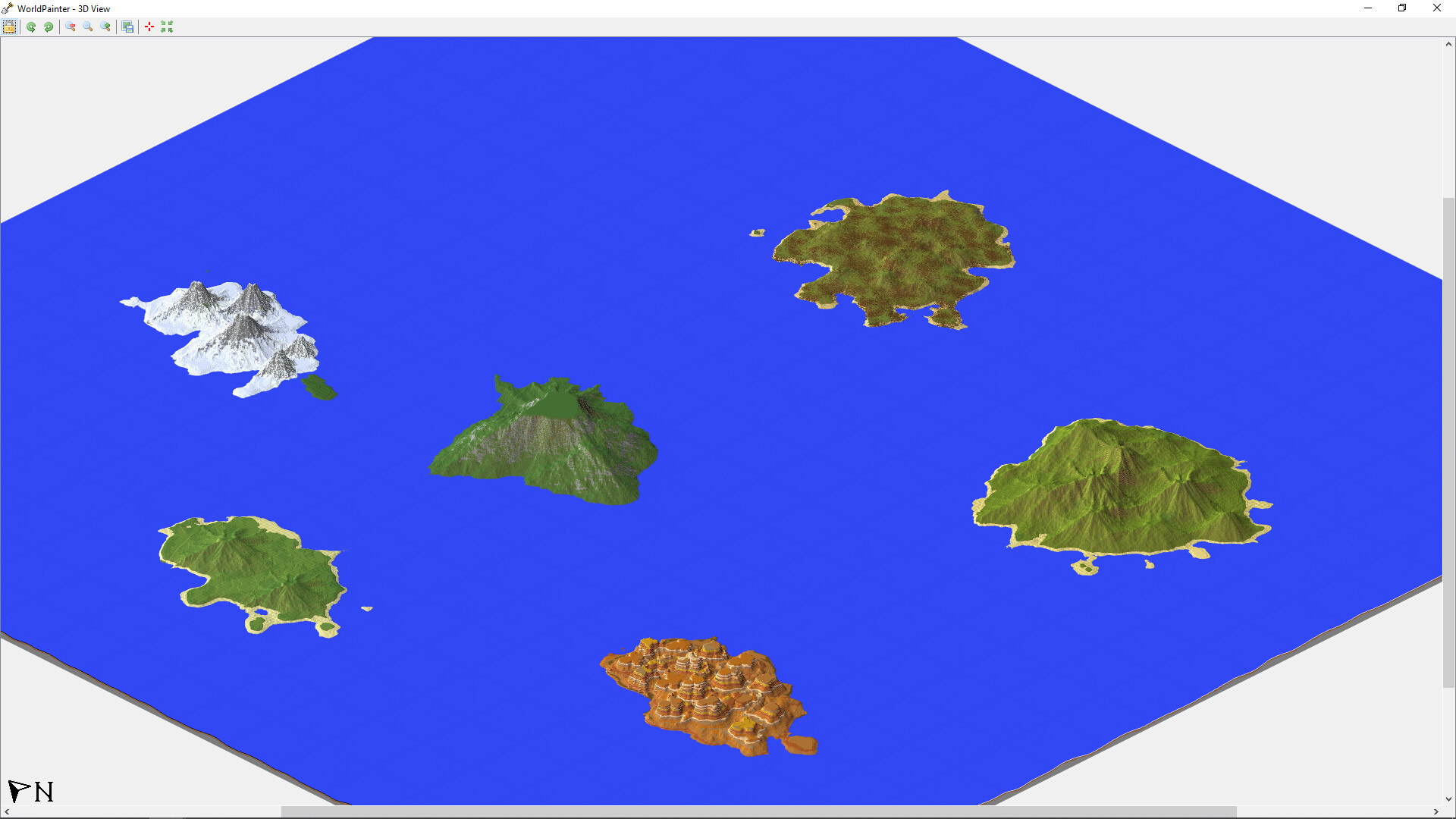 5 survival islands map Minecraft Map