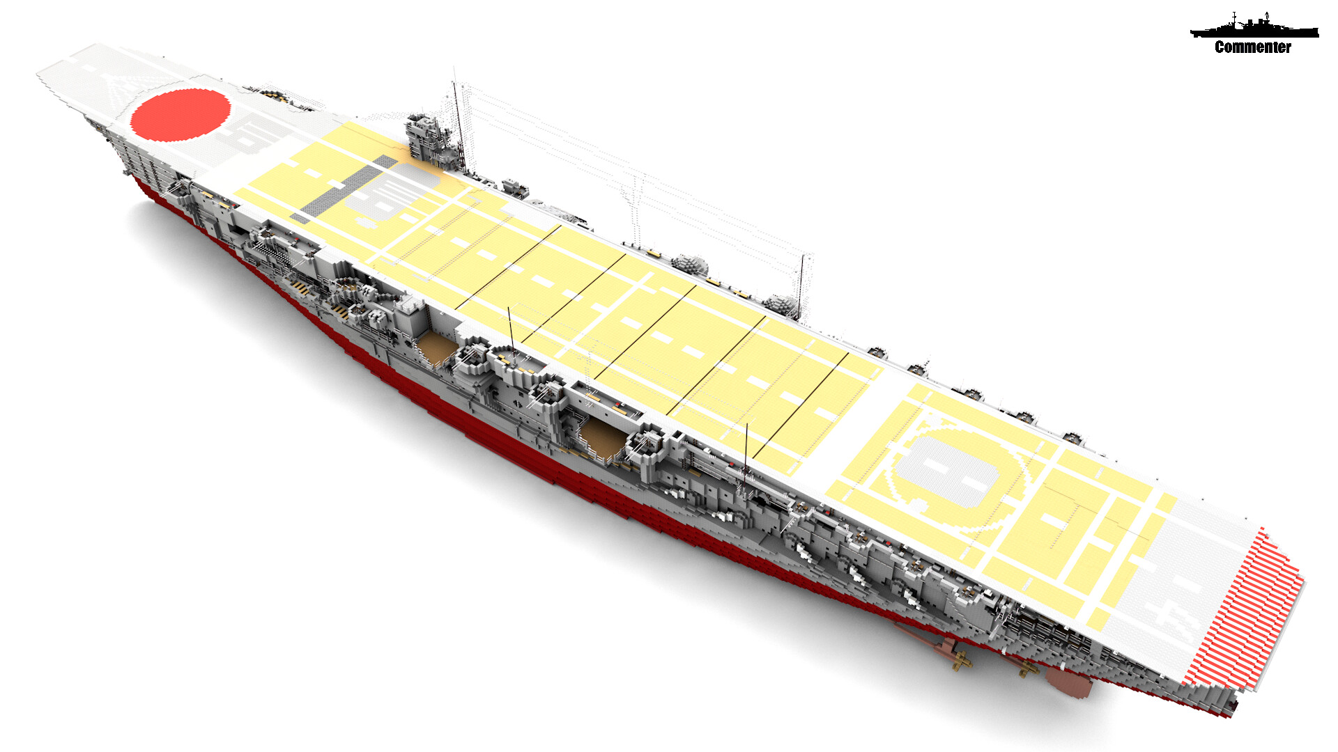 IJN Kaga 2:1 Scale Minecraft Map