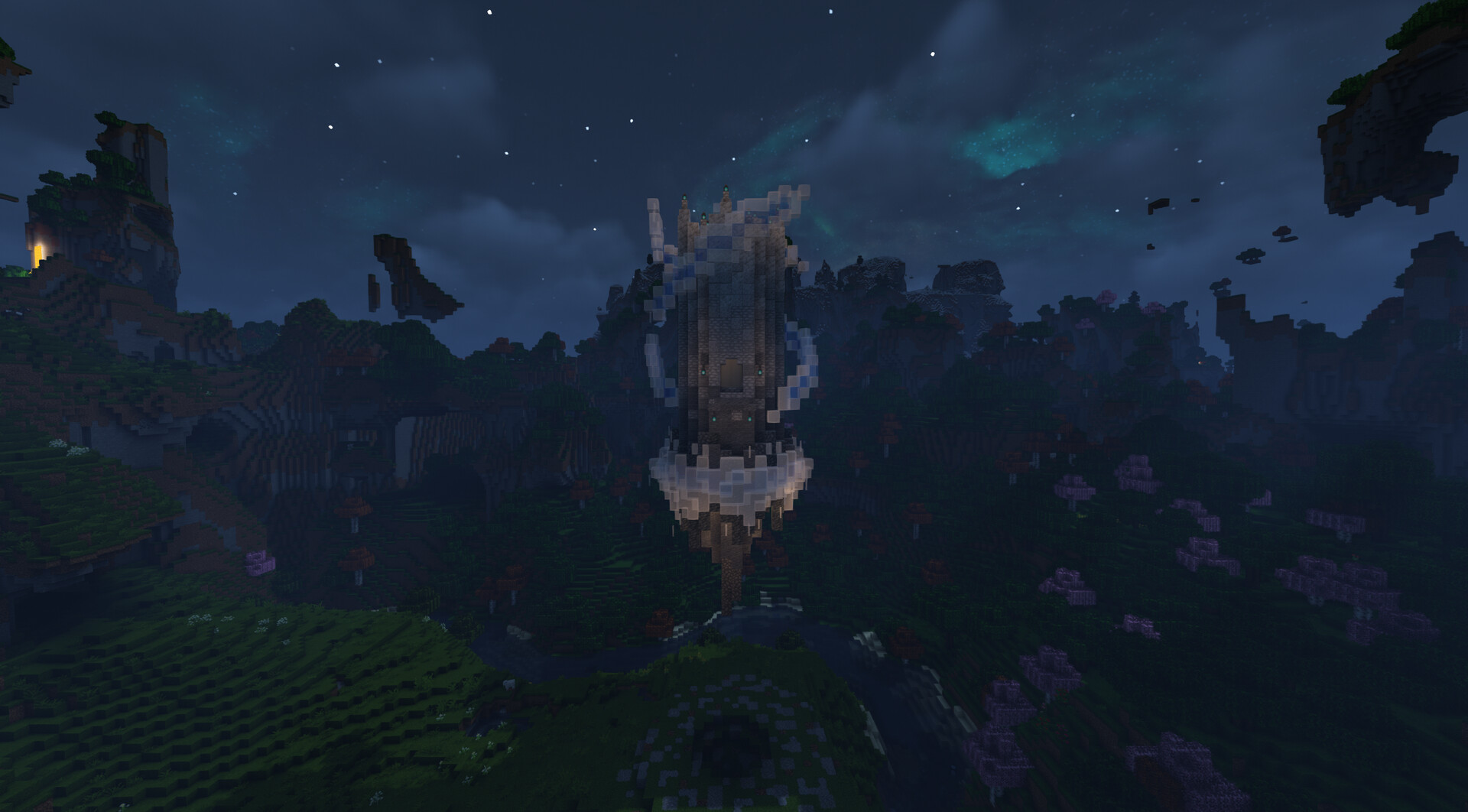 One Chunk Aether Tower Minecraft Map