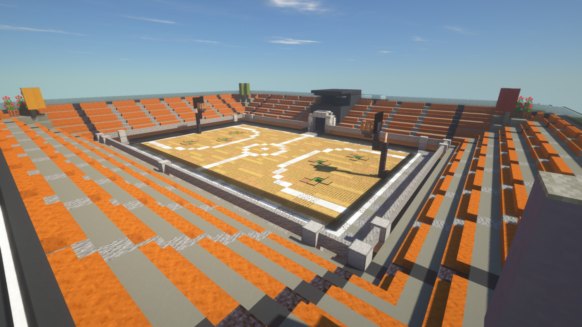 Minecraft Basket Ball arena Minecraft Map