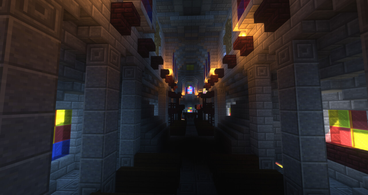Old Gothic Church with full interior! (DOWNLOAD) Minecraft Map