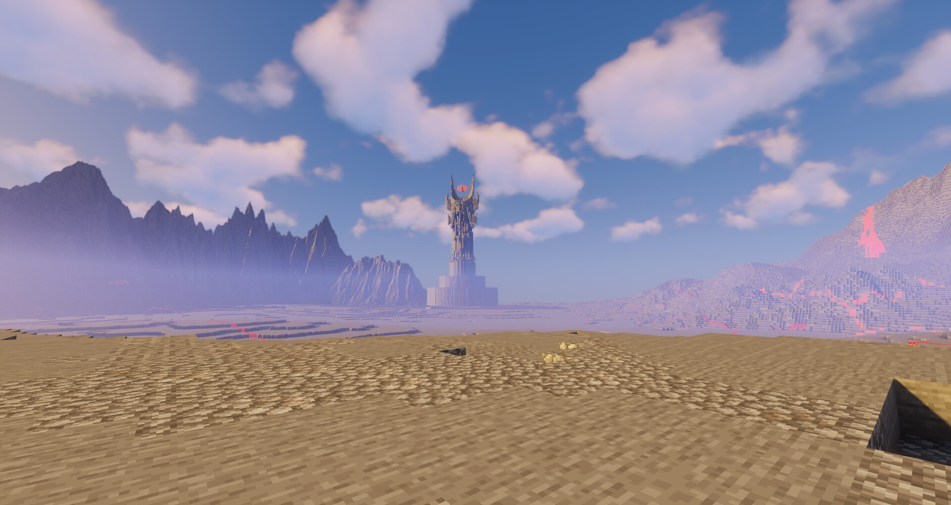 Sauron Tower-Mordor Minecraft Map