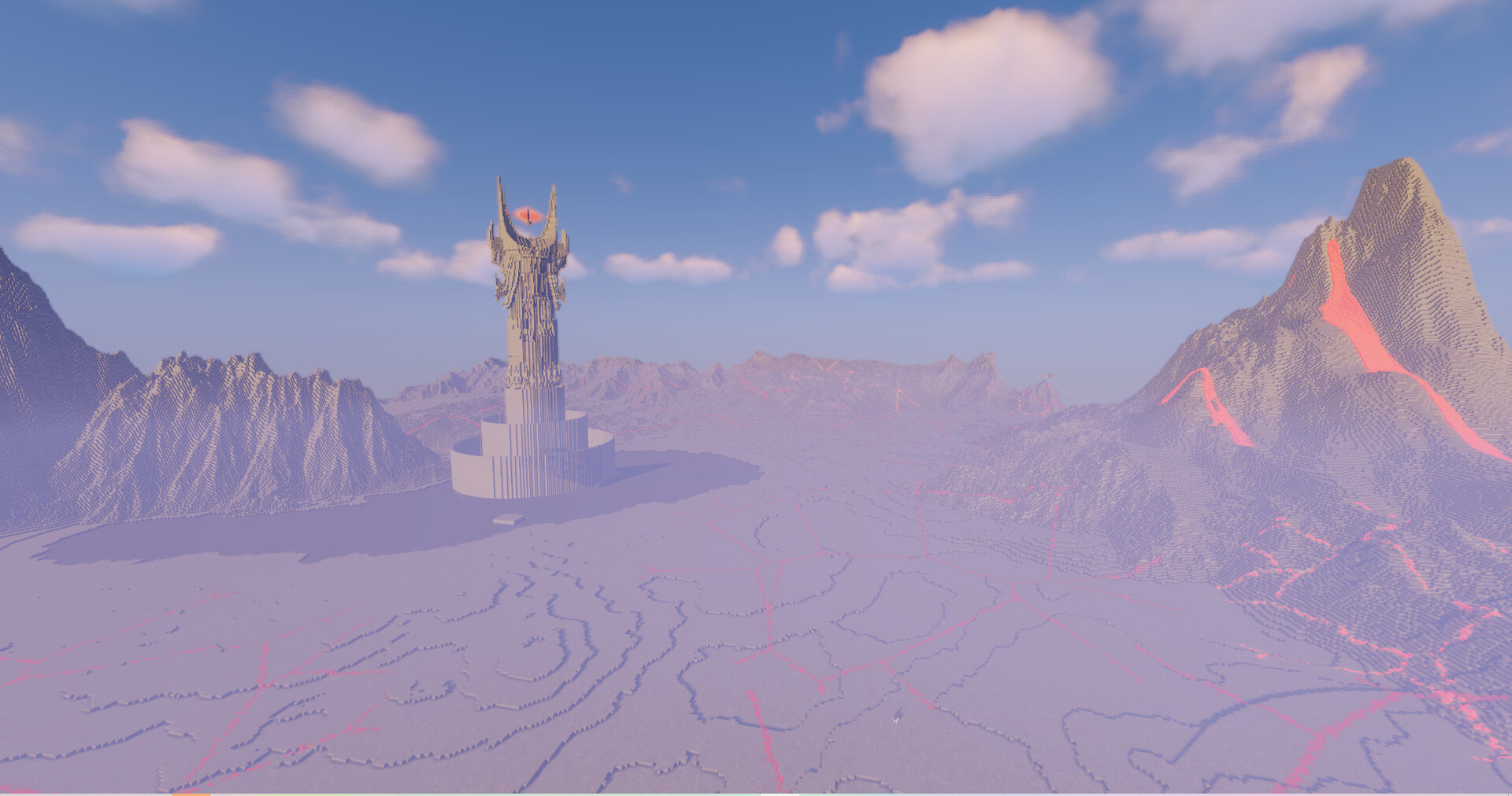 Sauron Tower-Mordor Minecraft Map