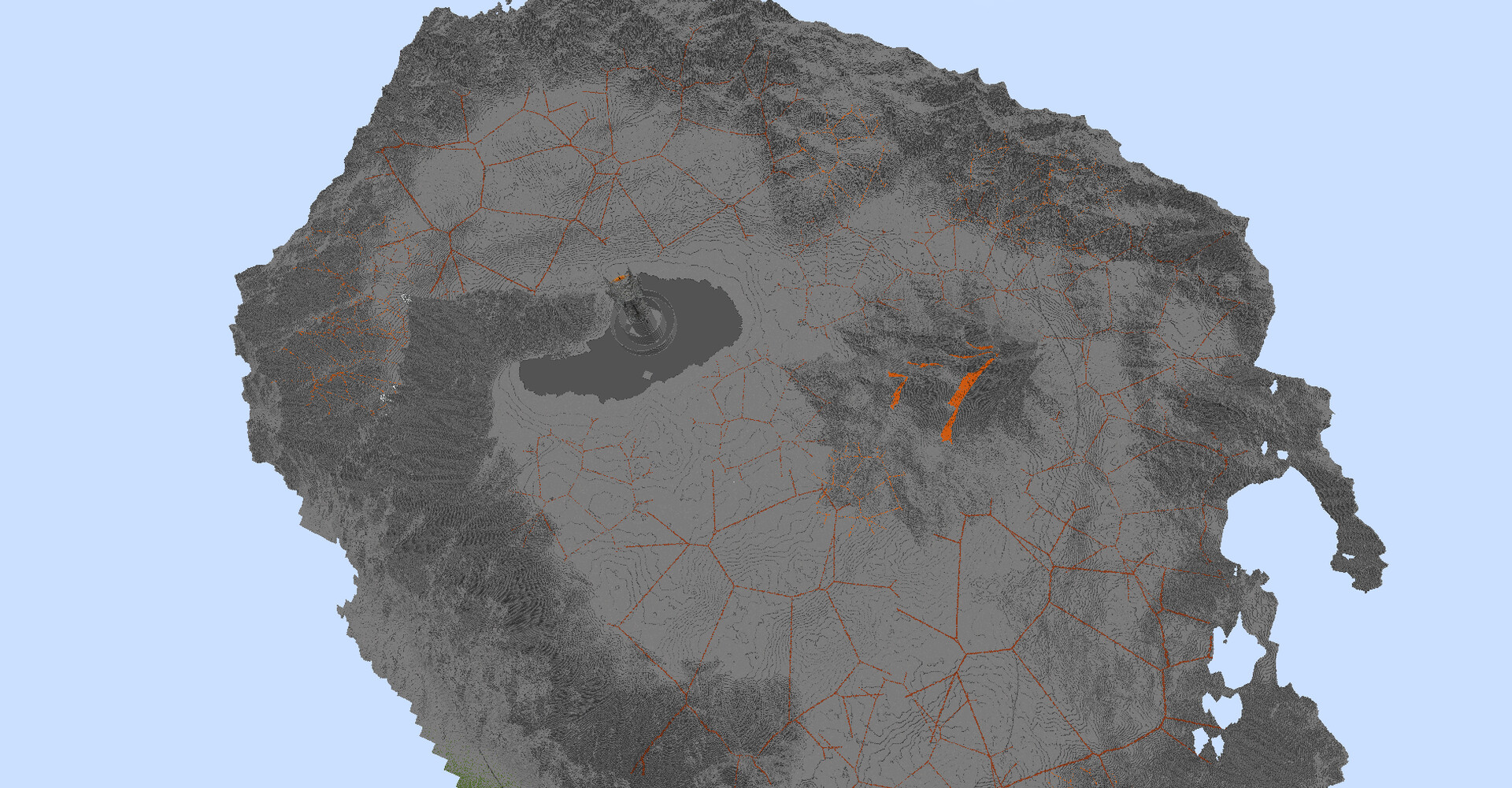 Sauron Tower-Mordor Minecraft Map