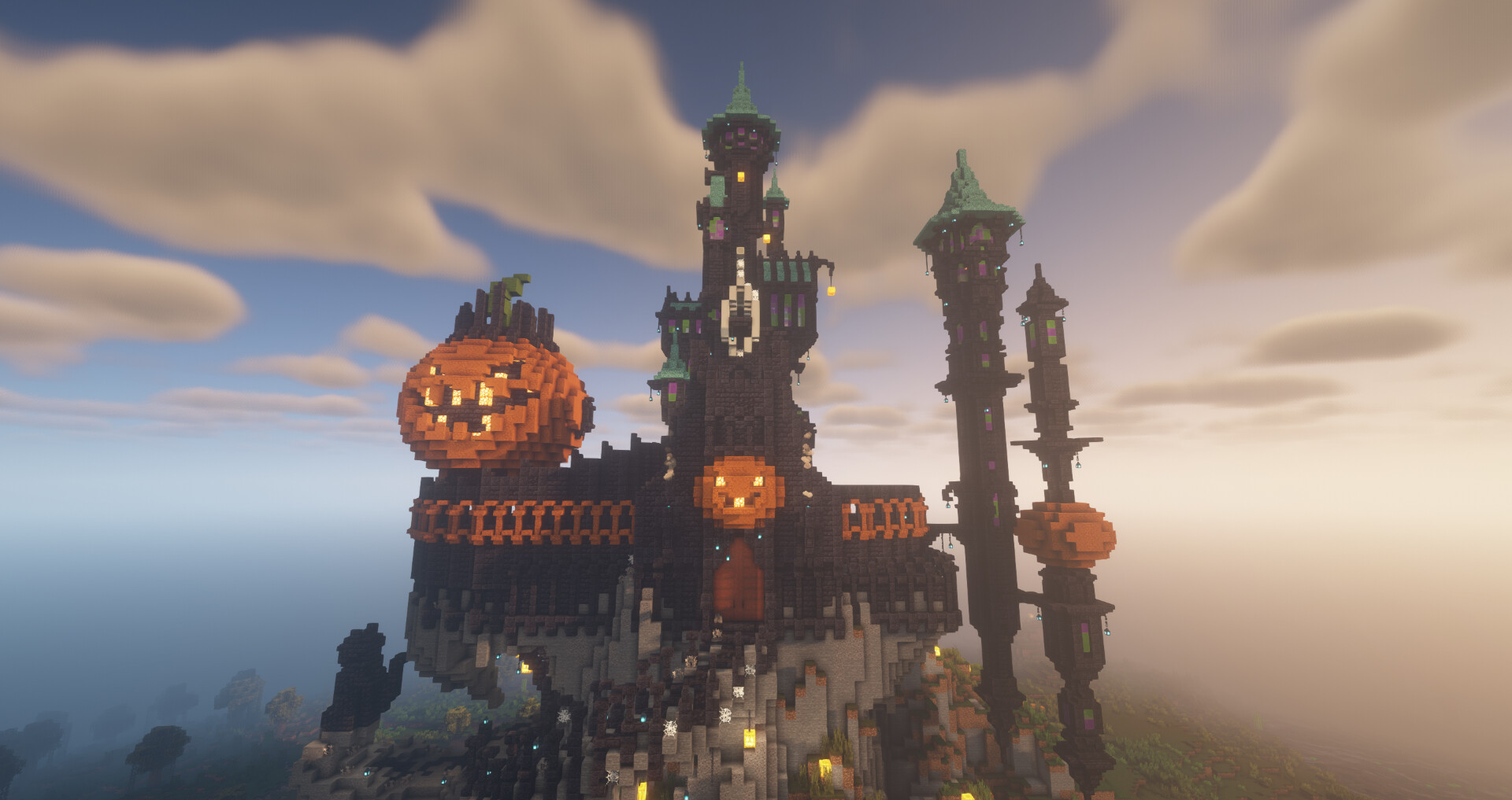 Pumpkinhead Castle by QbaQCraft Minecraft Map