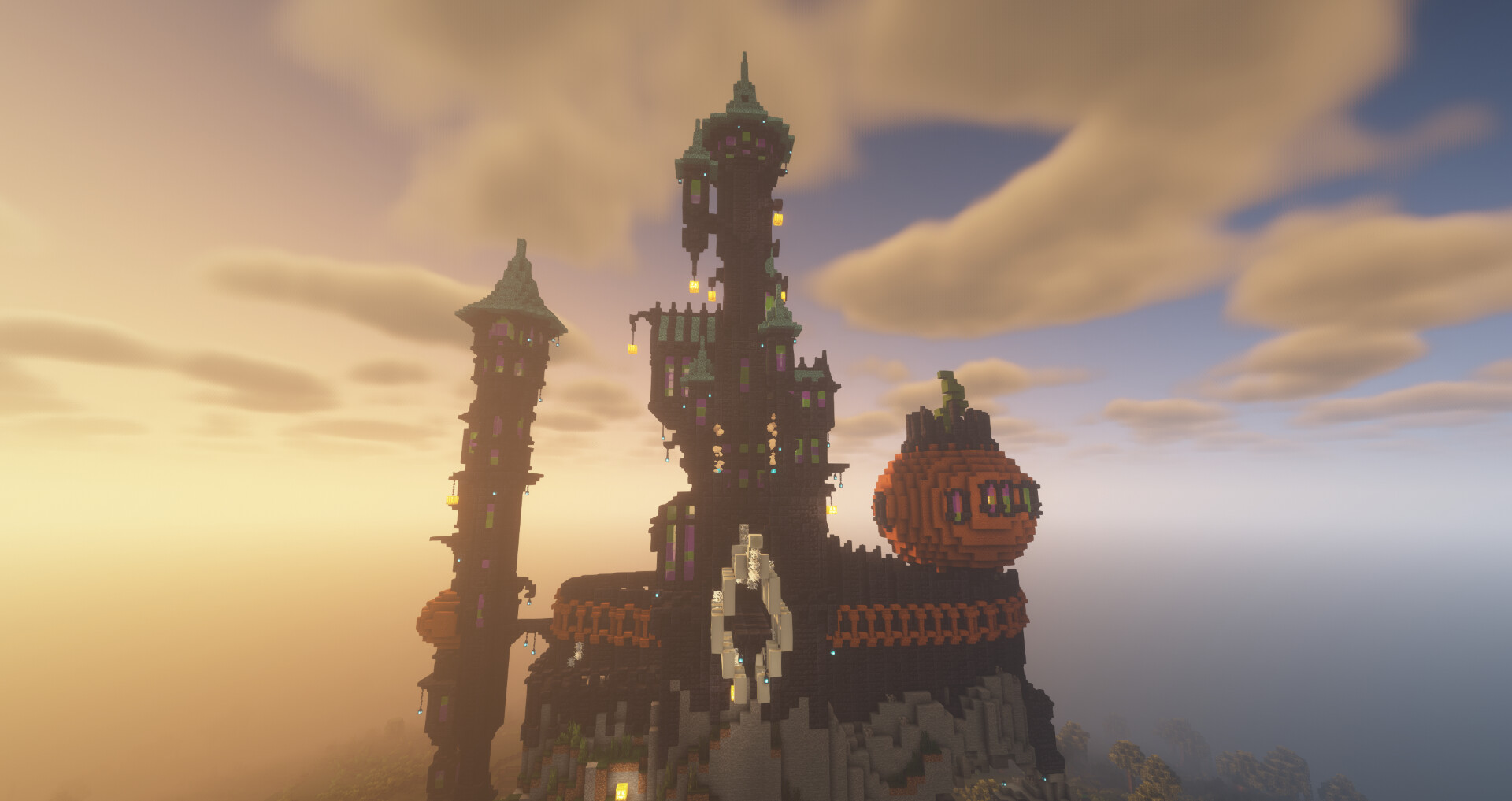 Pumpkinhead Castle by QbaQCraft Minecraft Map