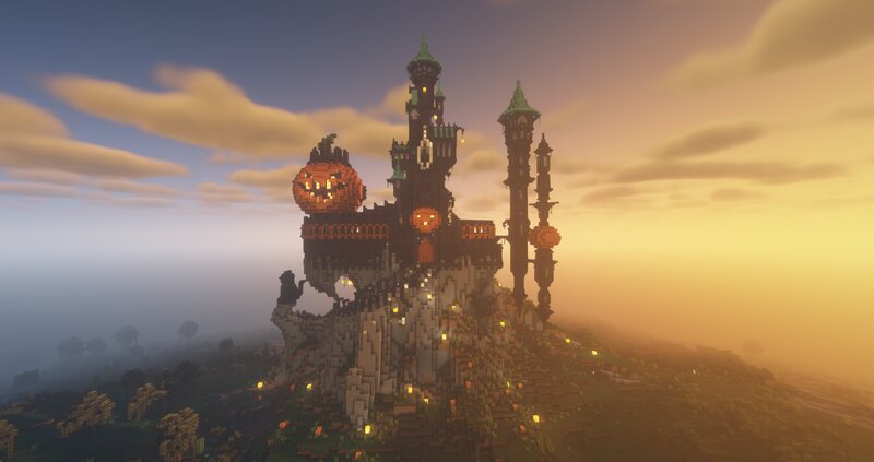 Pumpkinhead Castle by QbaQCraft Minecraft Map