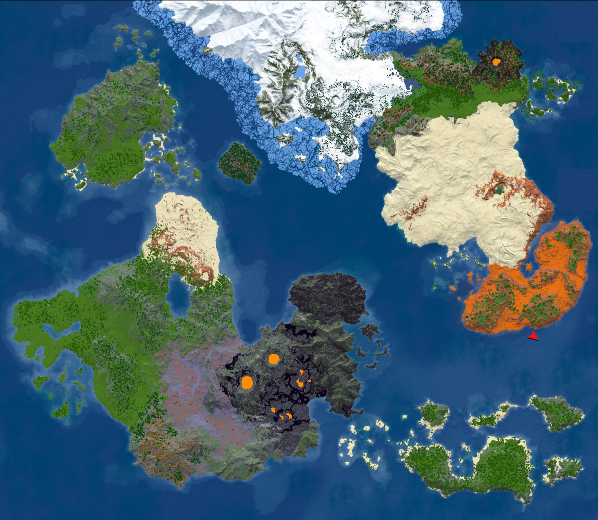 Morindow | Multibiome Minecraft Survival World | Java 1.18.+ | 8k ...