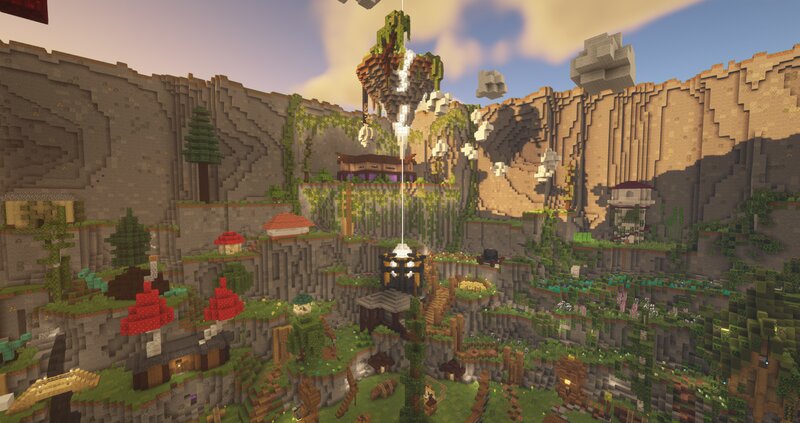Magical Elven Build by the Artful Community Minecraft Map