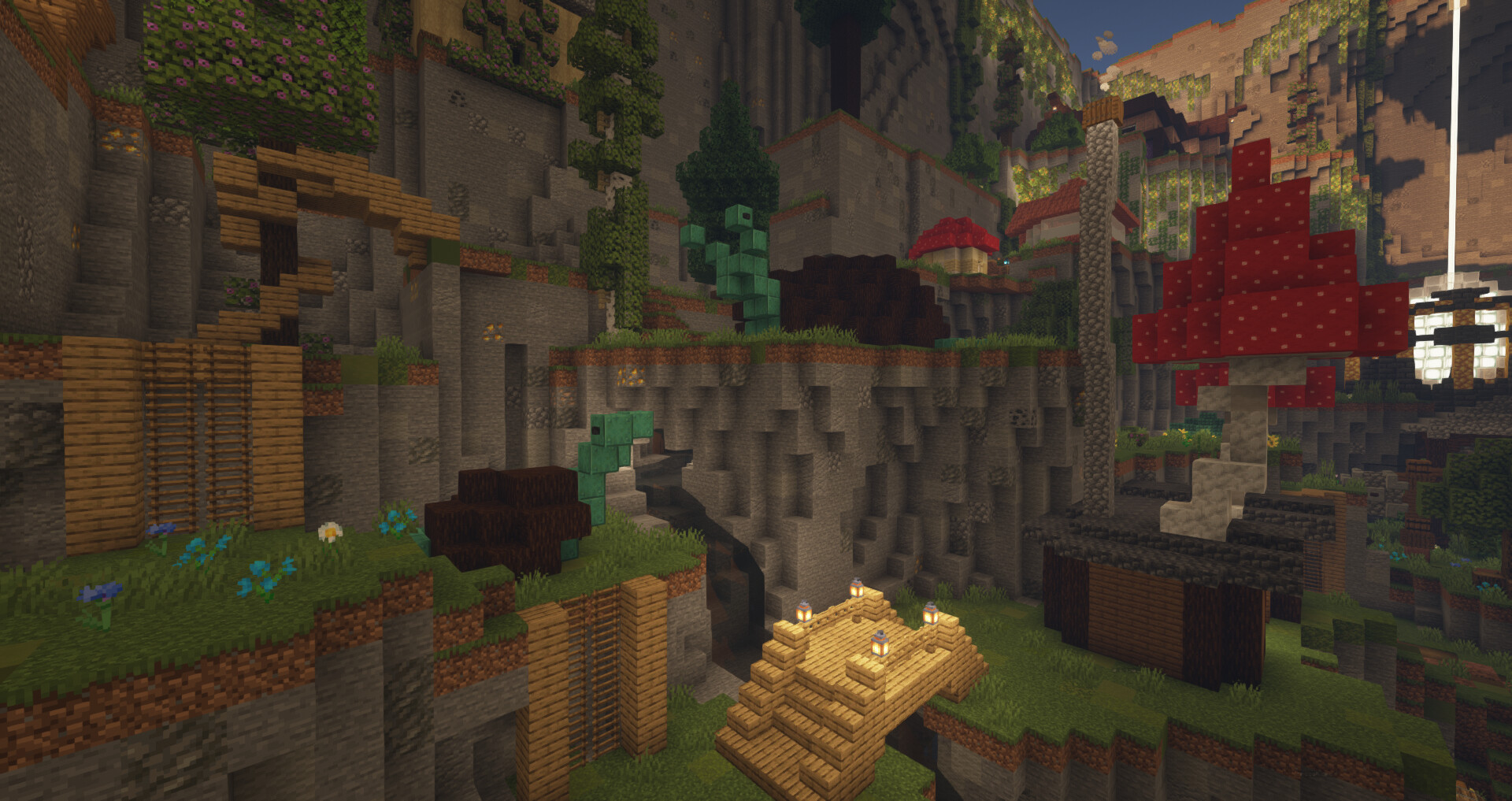 Magical Elven Build by the Artful Community Minecraft Map