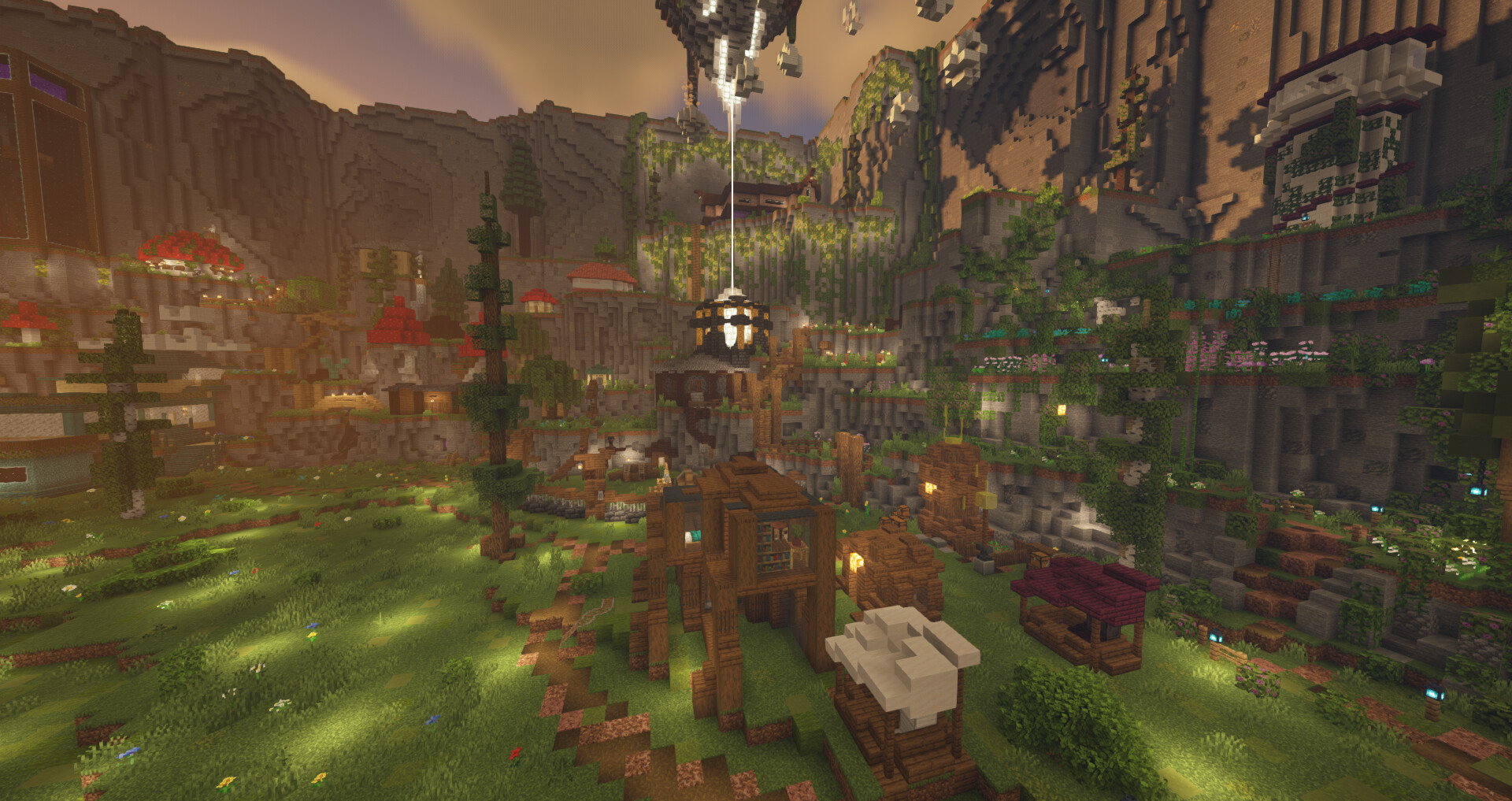 Magical Elven Build by the Artful Community Minecraft Map