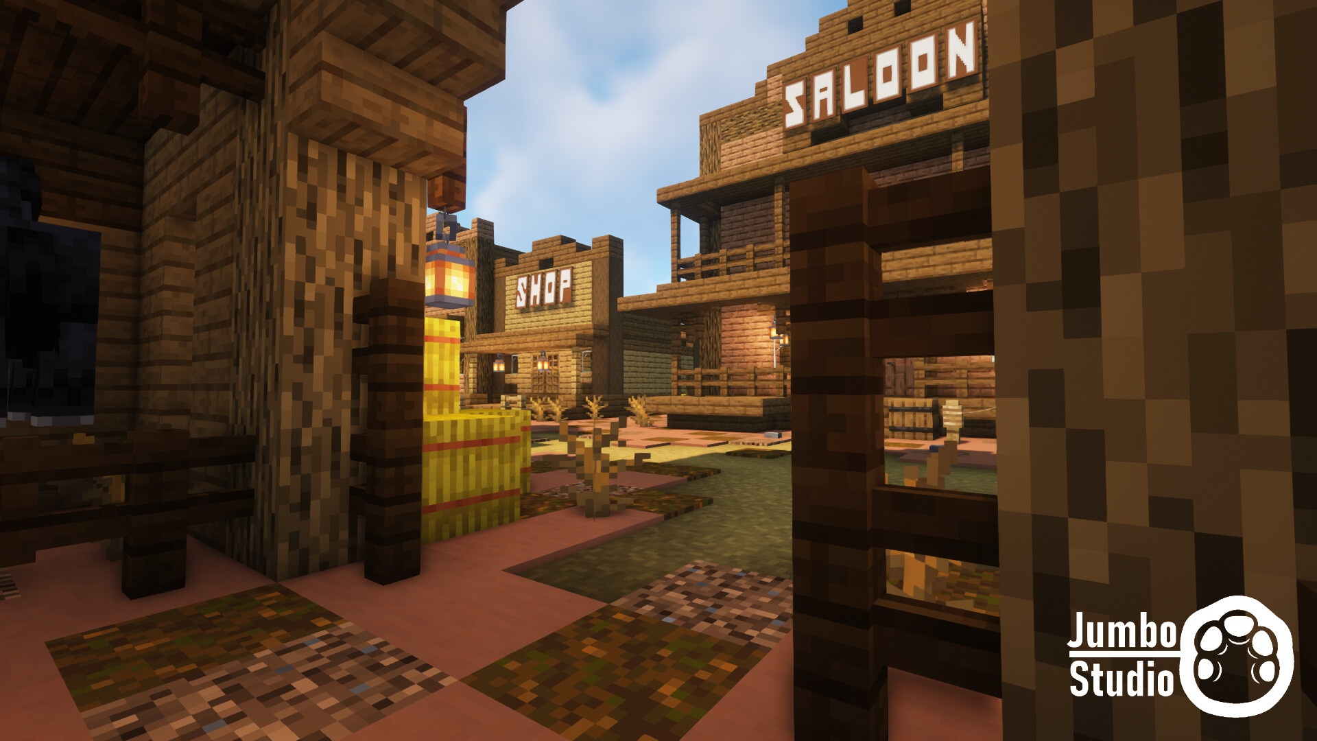 A Western Village - Map Minecraft Map