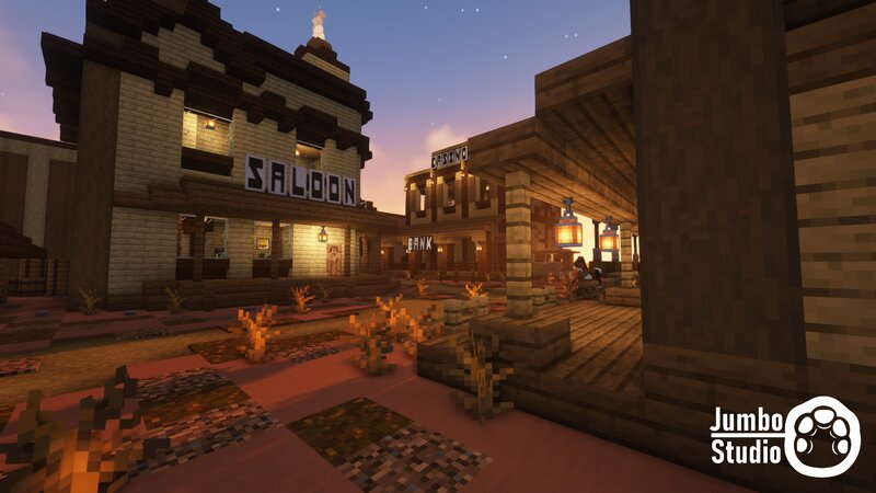 A Western Village - Map Minecraft Map