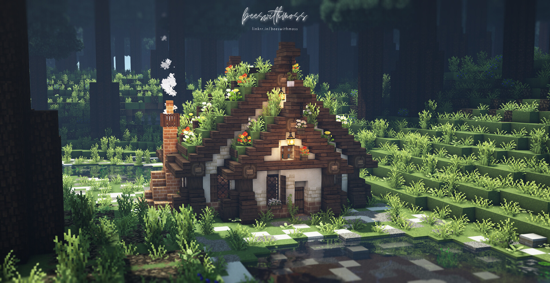 Mega Taiga Cozy Cabin 🌲🍂 Minecraft Map