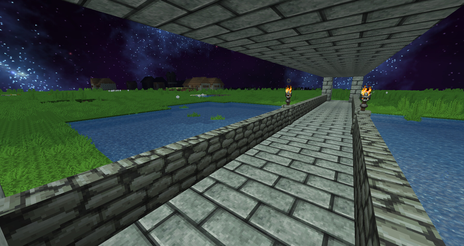 Small Roofed Bridge Minecraft Map