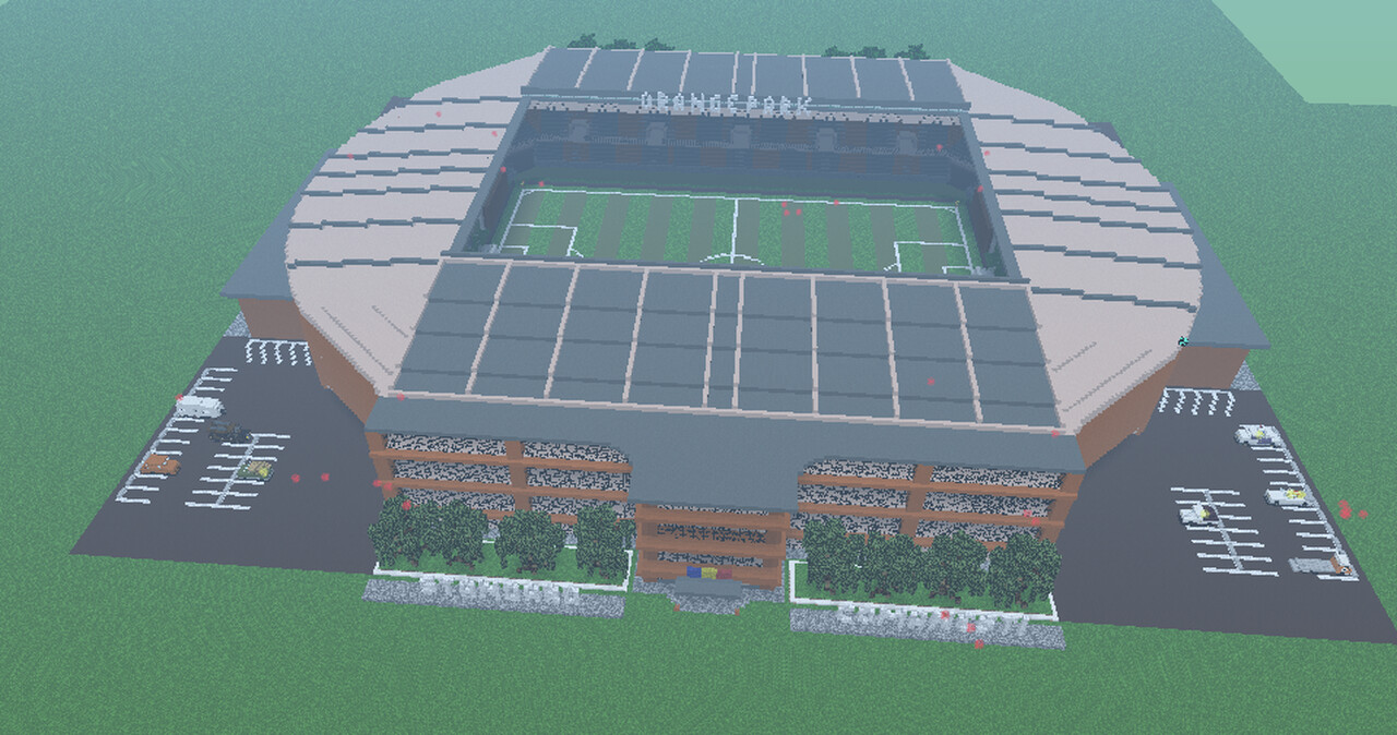 Realistic Soccer Stadium by Anderbest Minecraft Map