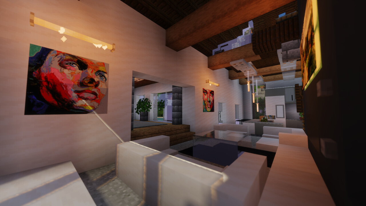 Modern Barn Conversion House/Keralis Minecraft Map