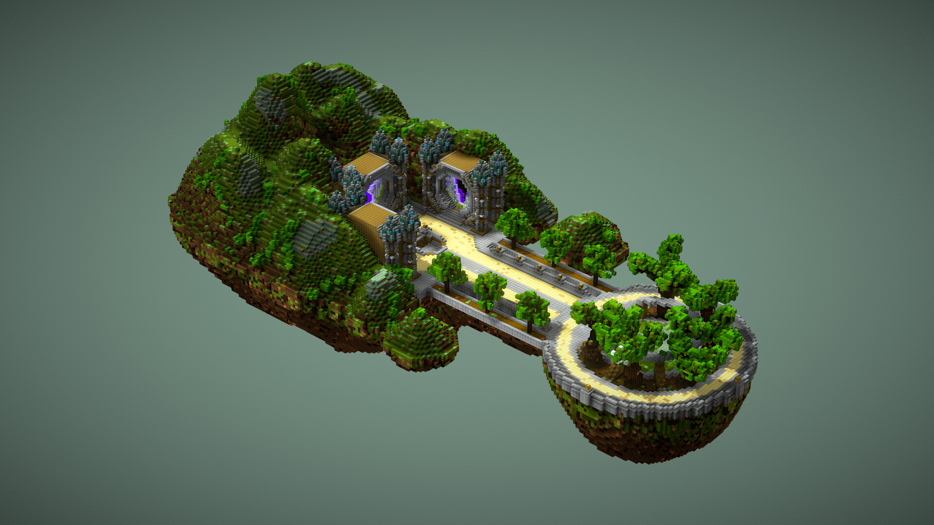 Spring island spawn V21 [4/6] Minecraft Map