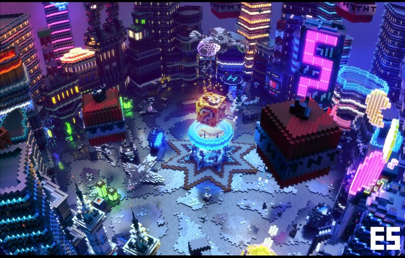 Lobby Sci-fi/Arcade Minecraft Map