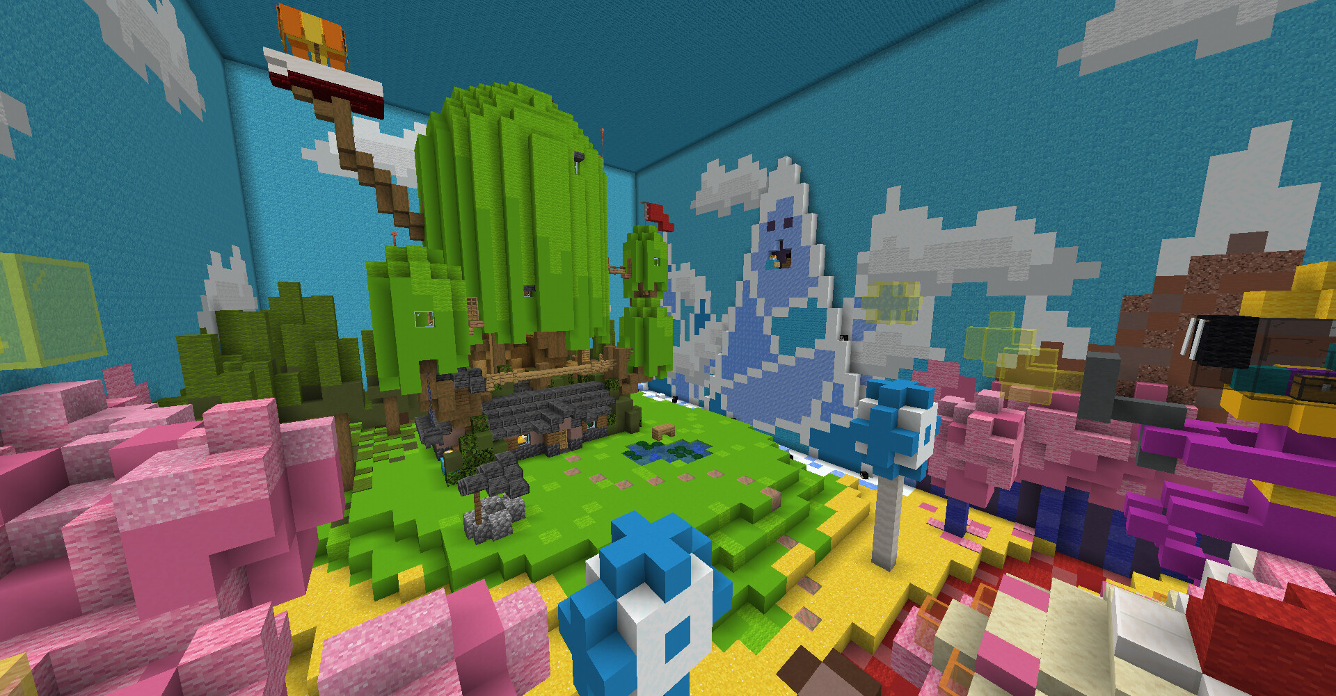 CTF Mugen map [Infinity Train] Minecraft Map