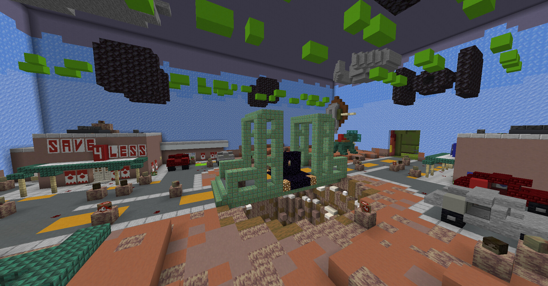 CTF Mugen map [Infinity Train] Minecraft Map