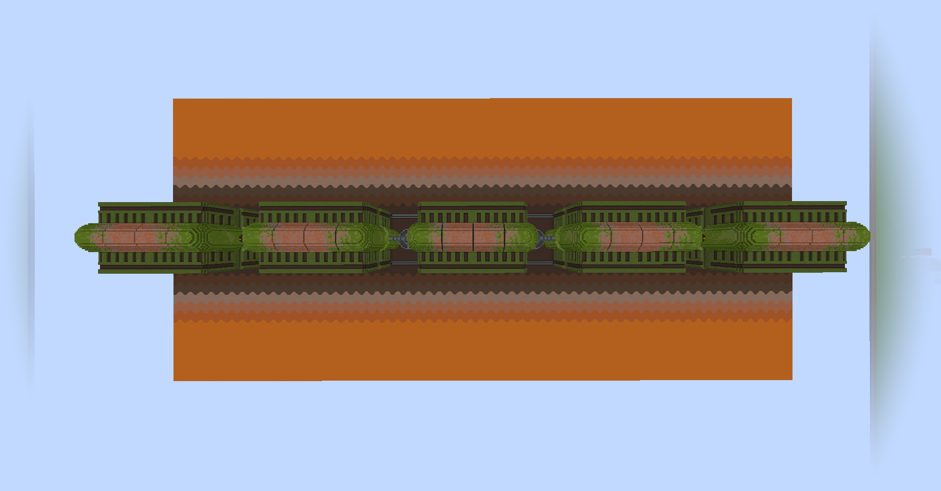 CTF Mugen map [Infinity Train] Minecraft Map