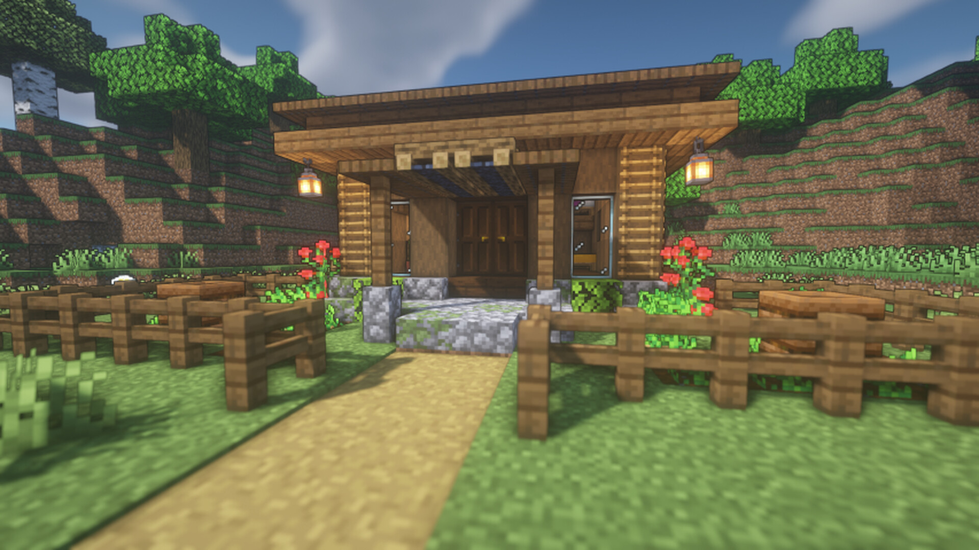 Simple Survival House [Java] and [Bedrock] Minecraft Map