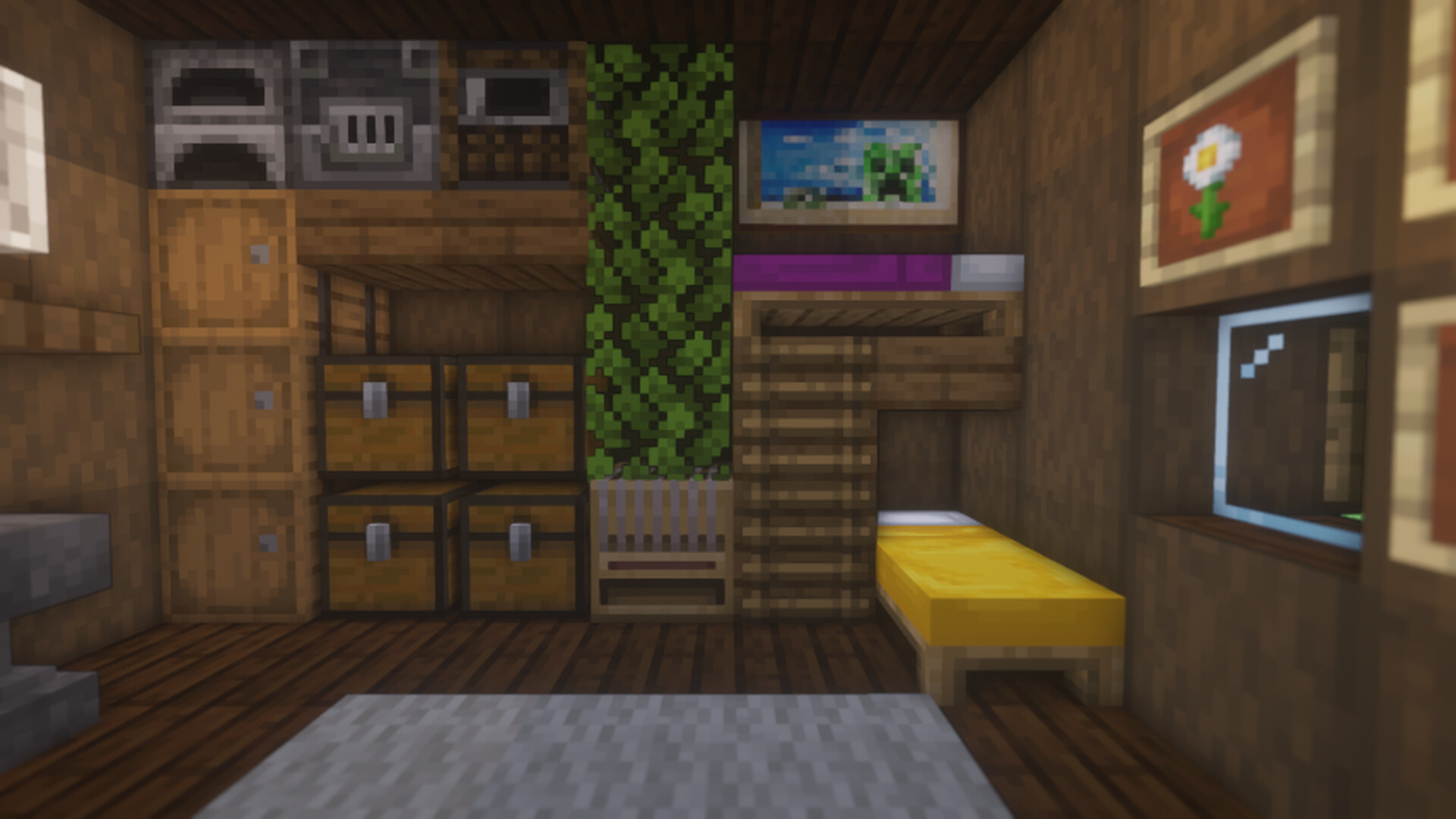 Simple Survival House [Java] and [Bedrock] Minecraft Map